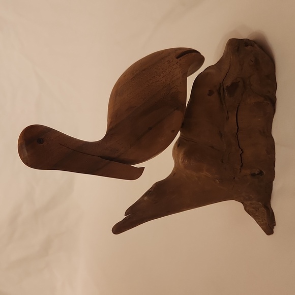 Source Unknown | Accents | Beautiful Signed Hand Carved Walnut Wood ...